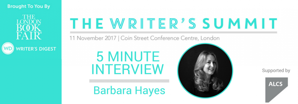 5 Minute Interview Barbara Hayes | The Hub by The London Book Fair ...